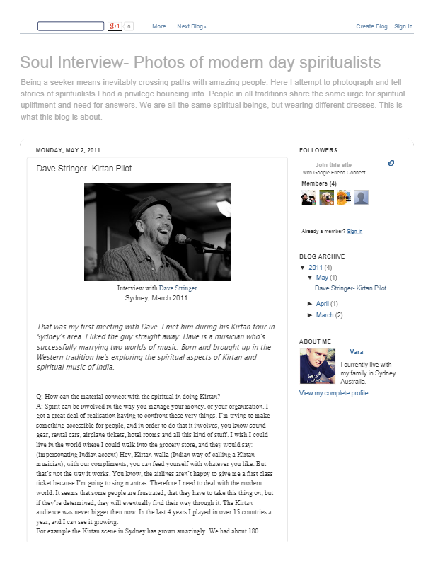 Print Interviews & Profiles - Dave Stringer